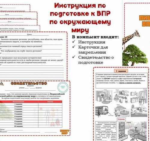 Подготовка к ВПР по окружающему миру 4 класс