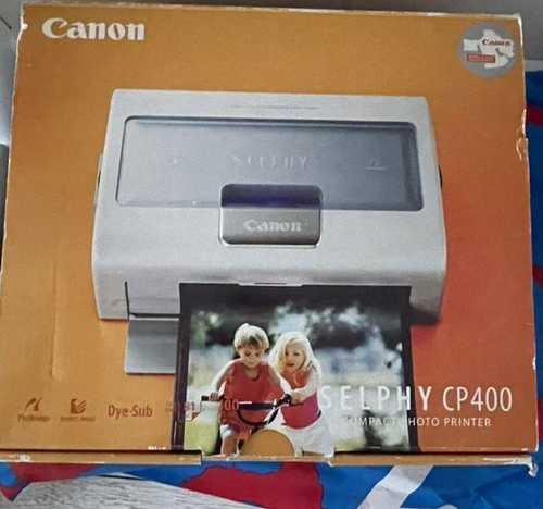 Фотопринтер canon selphy cp400 новый