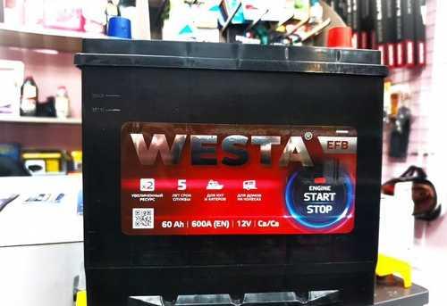 Аккумулятор westa EFB корпус азия 75D23