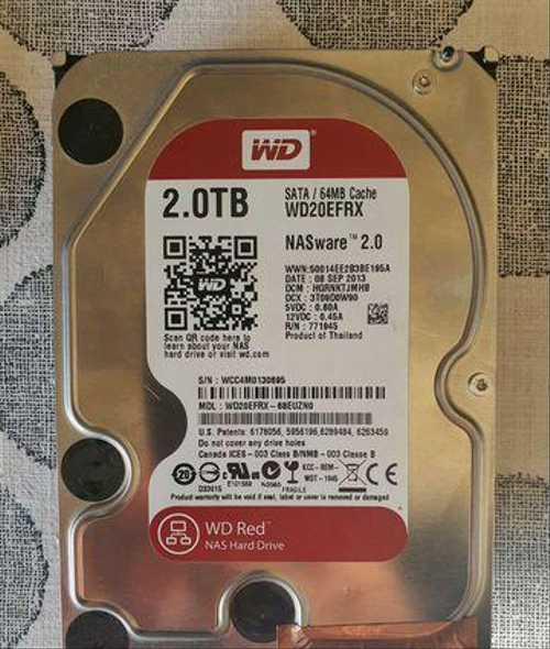 Жесткий диск WD Red 2TB