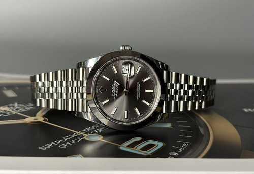 Часы Rolex DateJust 41 grey dial