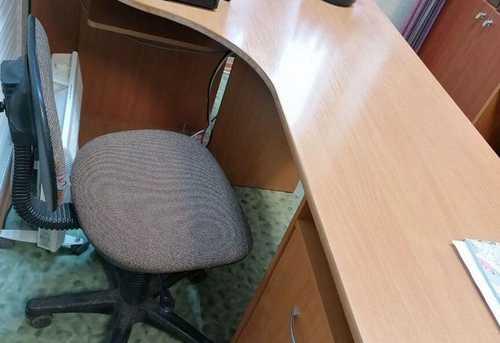 Компьютерный стол бу со стулом