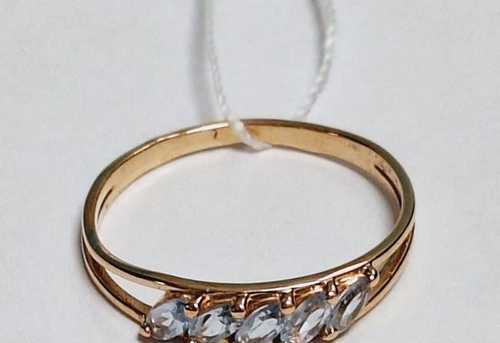 Золотое кольцо с Фианитами 18 р (14040)