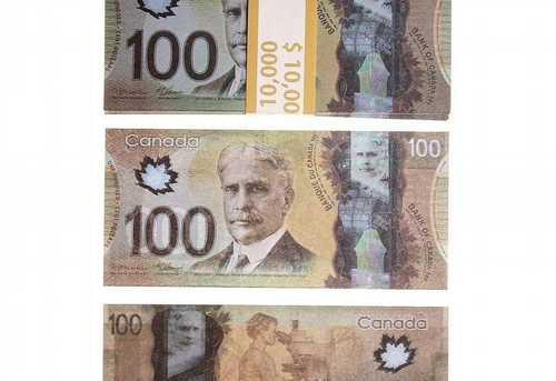 Сувенирные деньги 100 Канадских долларов