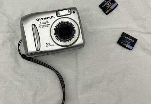 Компактный фотоаппарат olympus camedia c-370 zoom