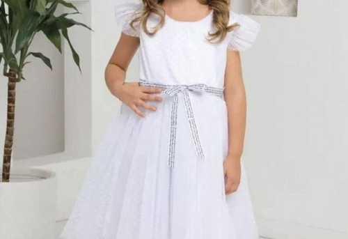 Платье для девочки белое
