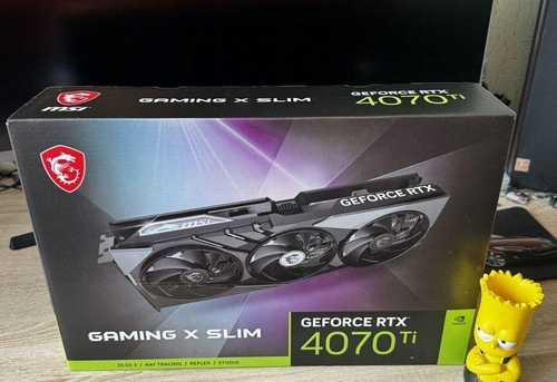 Новая MSI GeForce RTX 4070 Ti Gaming X Slim 12Gb