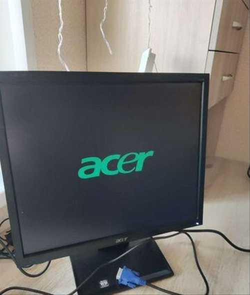Монитор Acer V193 "19 в подарок жёсткий диск