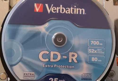 Болванка CD-R Verbatim Extra 700 mb, блок