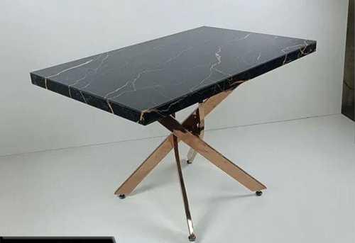 Кухонный стол 3D "Вегас Гальваника серебро,бронза"