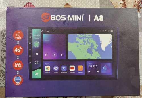 Автомагнитола Bos mini A8 / TS18, 2 din, 4/64, 9"