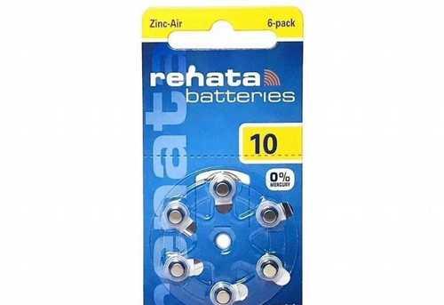 Батарейки для слуховых аппаратов, Renata