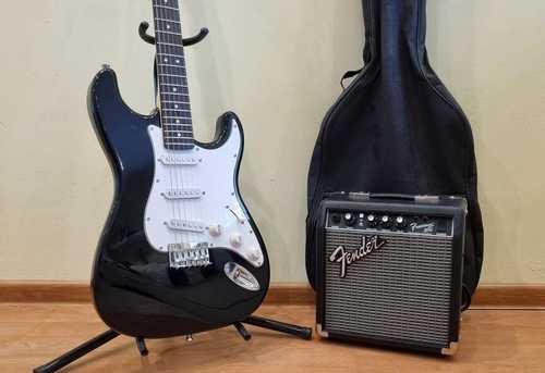 Электрогитара Stratocaster с Комбиком Fender