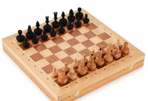 Шахматы в ларце "Блицор" бук, WoodGames