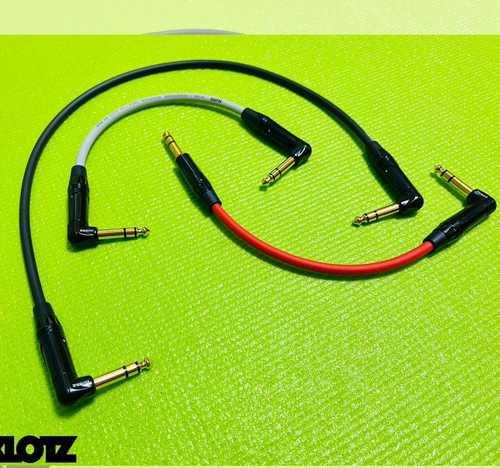 Klotz балансные патчи TRS jack 6,3mm