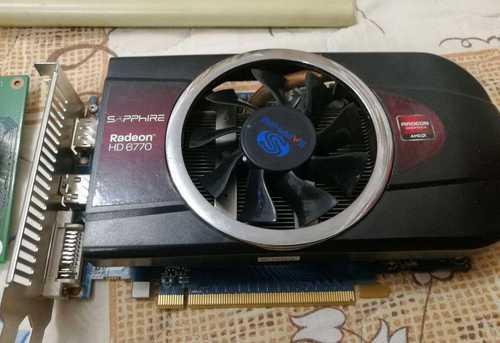 Видеокарты на 1 гигабайт hd6770 и 9800gt