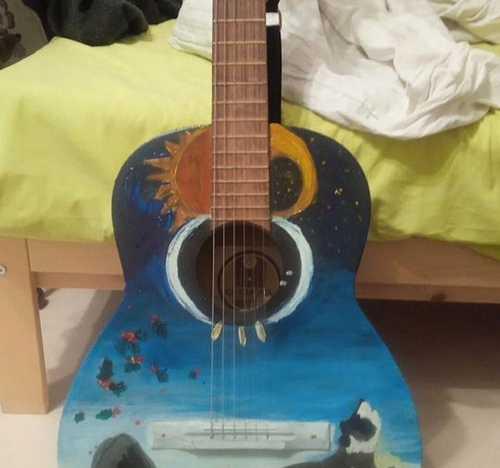 Акустика гитара Cremona с ручной росписью