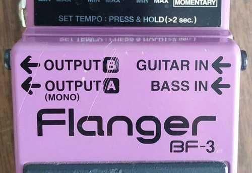 Гитарная педаль boss BF-3 Stereo Flanger