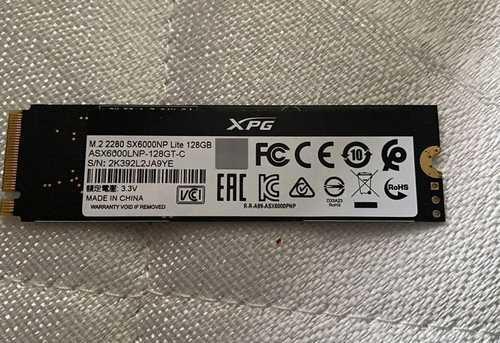 Ssd m.2 Adata xpg sx6000lnp 128gb