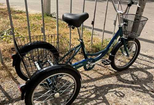 Легкий трицикл-вездеход для взрослых