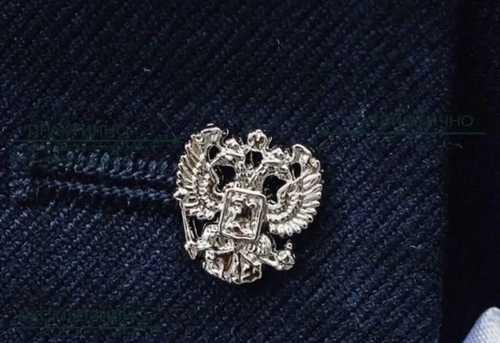 Нагрудный Герб знак на пиджак Двухглавый орел