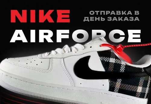 Кроссовки Nike Air Force 1 White (белые) k-6297
