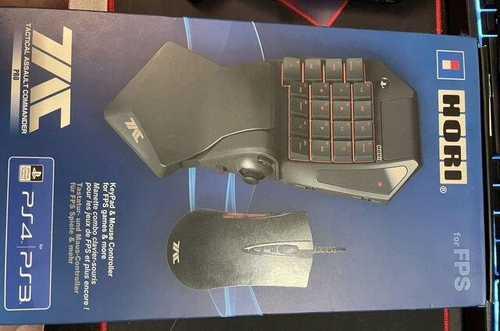 Игровая клавиатура и мышь Hori T. A. C Pro
