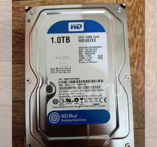 Жесткий диск 1Tb WD Blue WD10ezex обмен SSD