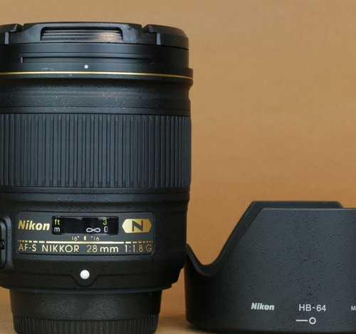 Nikon Nikkor AF-S 28mm f/1.8G (id-22134)