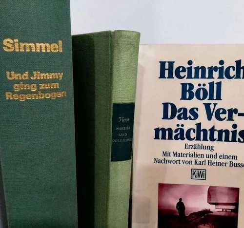 Книги на немецком Зиммель Белль