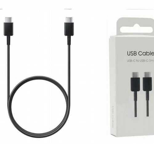 Кабель USB Type-C - USB Type-C 5A ORG (черный) 1м