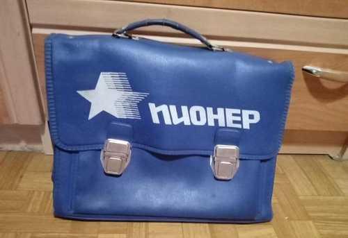 Ранец школьный СССР "Пионер", чемодан СССР