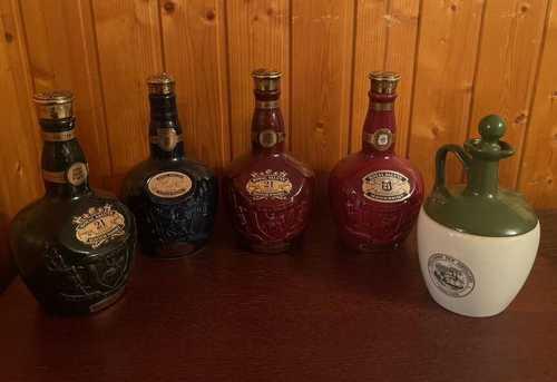 Керамические бутылки из под виски