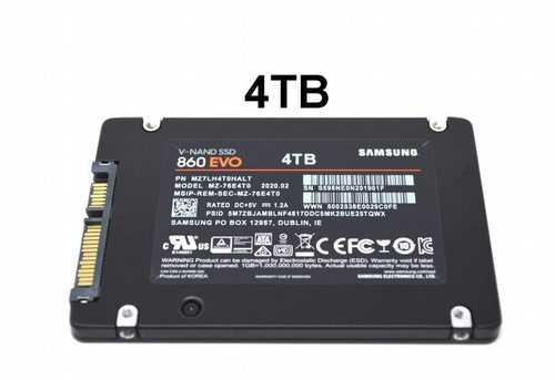 Как новый ssd диск Samsung 860 evo 4TB гарантия