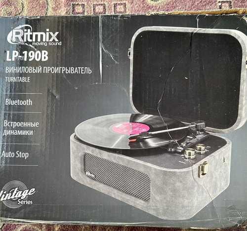 Виниловый проигрыватель Ritmix LP-190B D/B