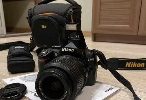 Цифровая зеркальная фотокамера Nikon D3000DX18