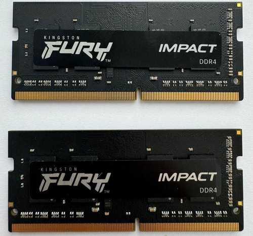 Оперативная память Kingston Fury Impact DDR4 2666