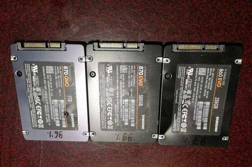 SSD диски Samsung 860/870 250Гб/500Гб/1Тб