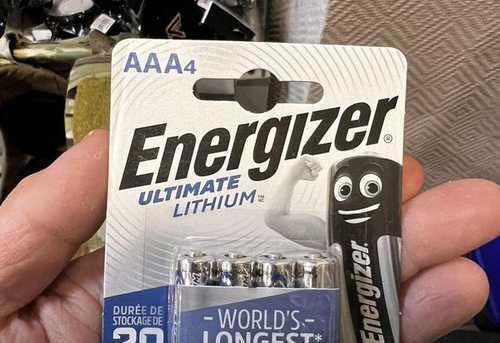 Батарейка литиевая energizer 4шт аа или ааа