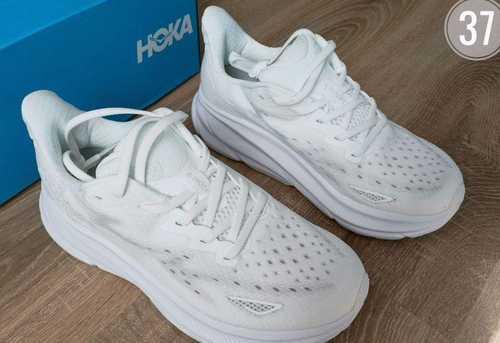 Кроссовки беговые hoka clifton 9 белые