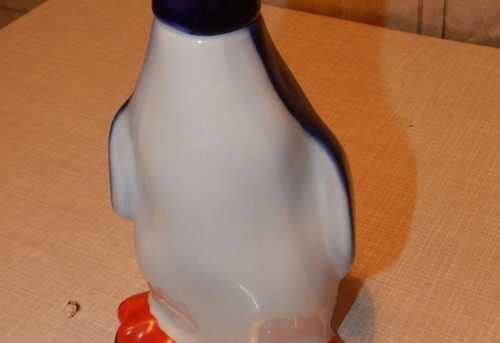 Бутылка фарфоровая Пингвин лфз