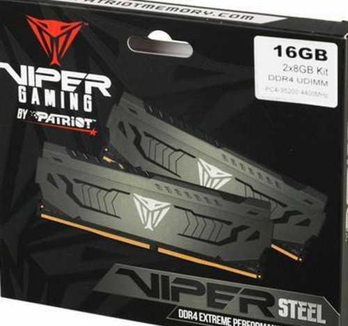 Оперативная память ddr4 16gb patriot viper