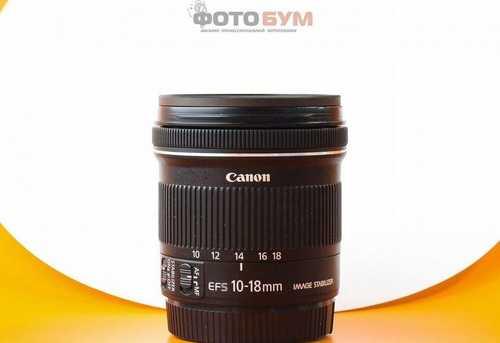 Объектив Canon EF-S 10-18mm f4.5-5.6 IS STM