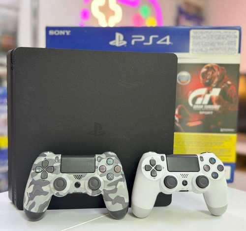 PS4 Sony Playstation 4 Slim 500GB   2 джойстика