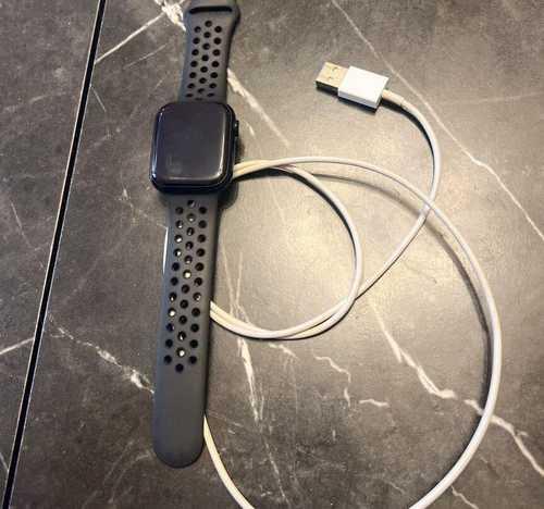 Часы apple watch 7 45 mm черные