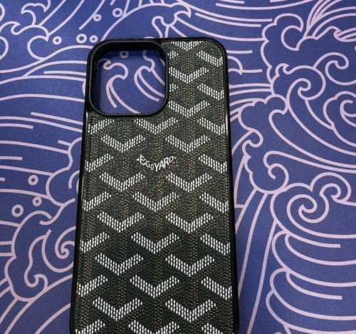 Чехол Goyard на iPhone 15 pro maks