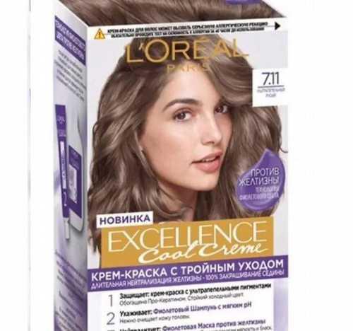 Краска для волос L'Oreal Paris creme 7.11