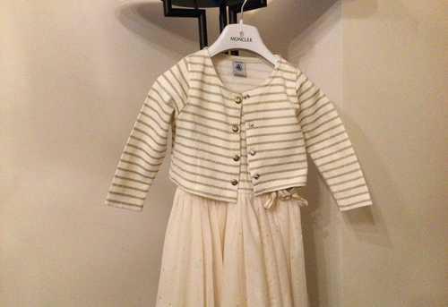 Нарядное платье Petit Bateau, 3года