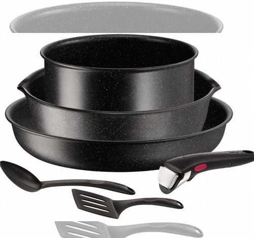 Набор посуды (6 пр) Tefal Ingenio Black Stone