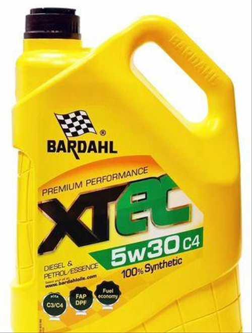 Bardahl Xtec 5W30 C3/C4 5 литров